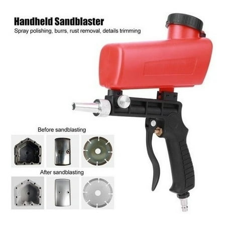 Pneumatic sandblaster, pneumatic sandblasting Small handheld ...