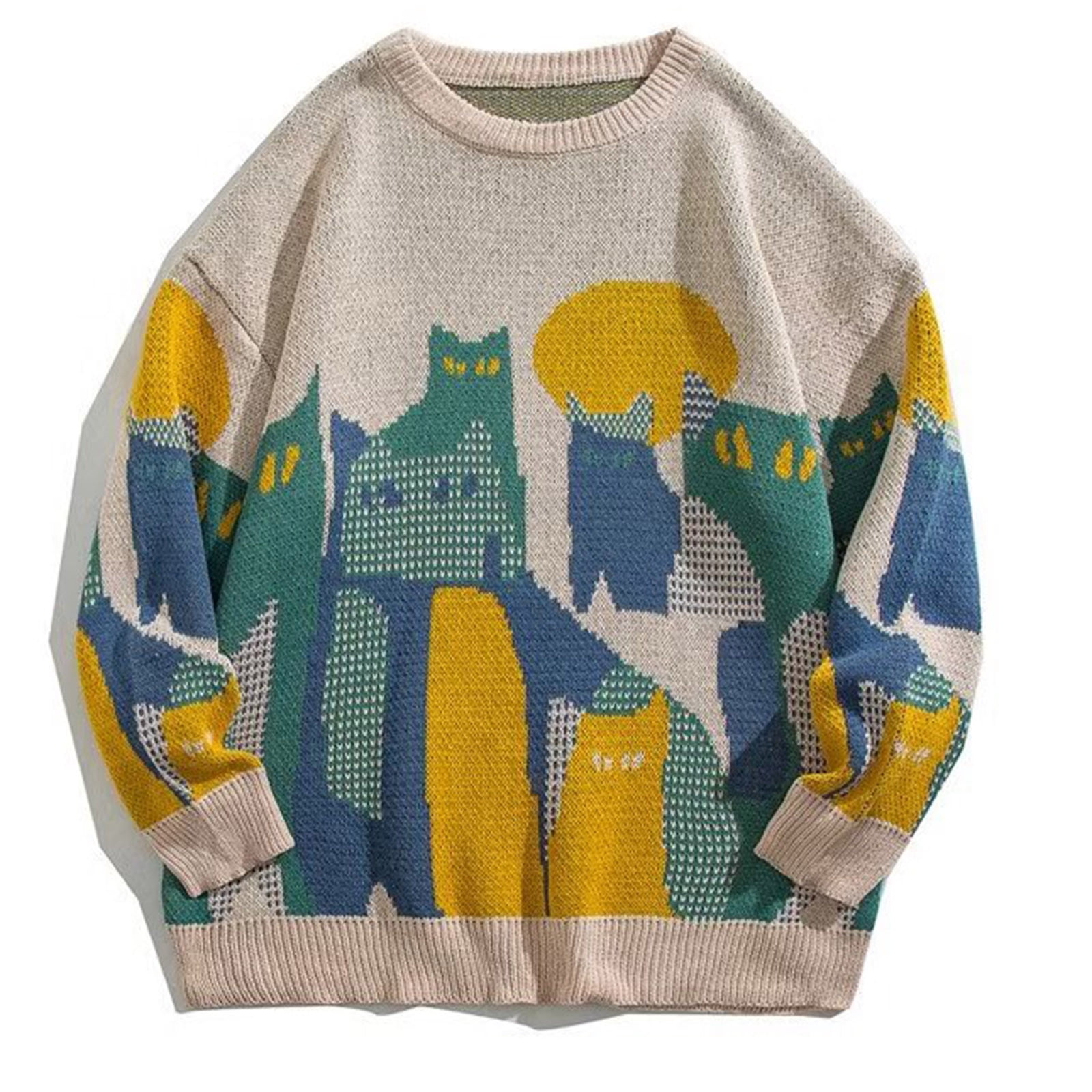 Click here for Egnmcr Round-Neck Sweater For Men  Sweater For Men... prices