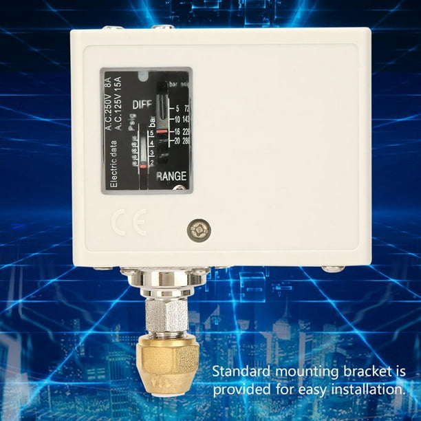 Pressure Control Switch, Standard Mounting Bracket Pressure Controller ...