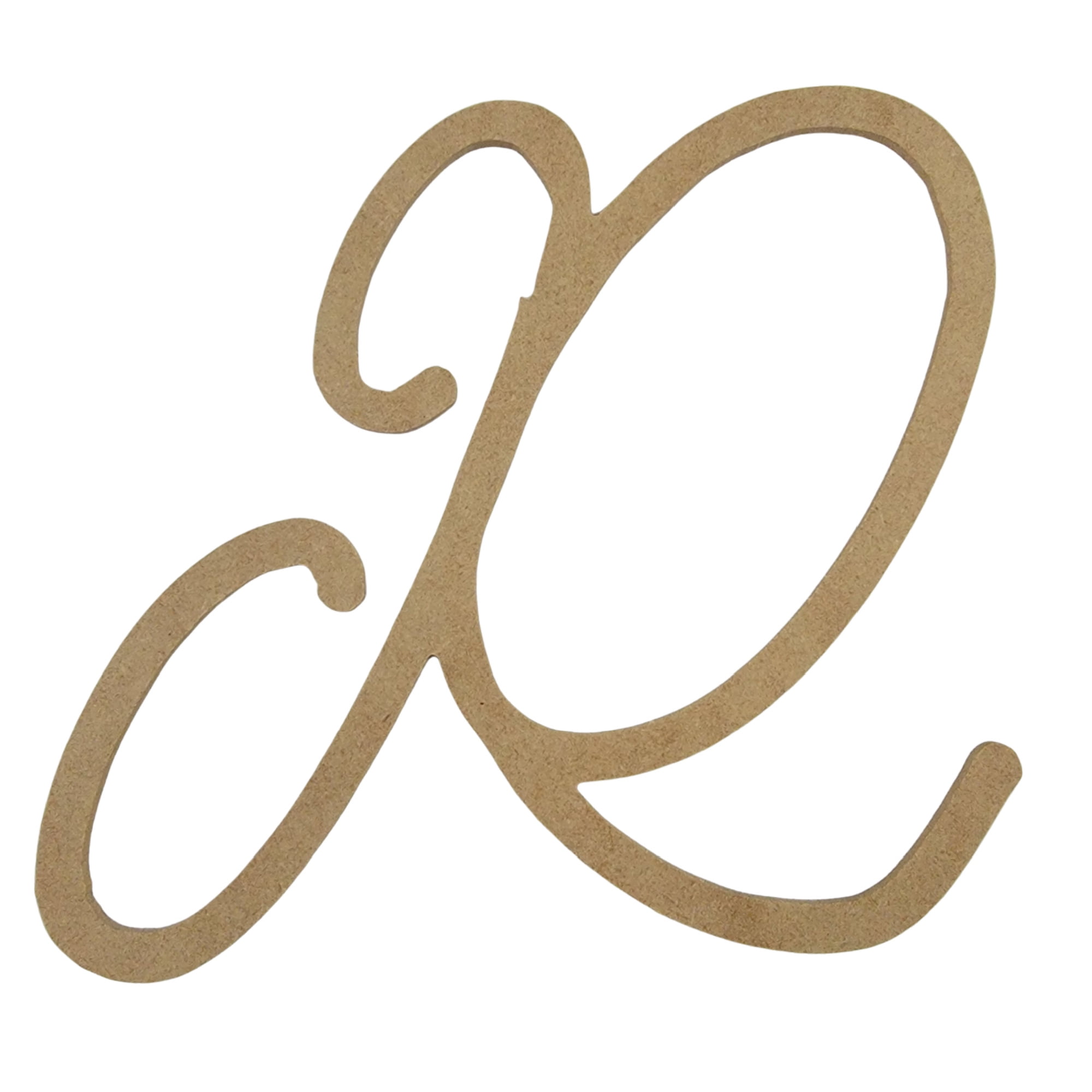 Wooden Letter Unfinished, Ariana Font, Craft Cutout - Walmart.com
