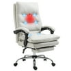 Sharper Image Office Home Heated Massage Chair, Ergonomic Bonded ...