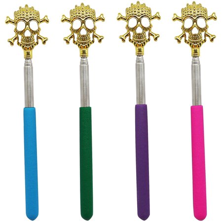 (4-Pack) LEMENG Portable Extendable Telescopic Metal Back Scratchers ...