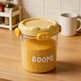 Airtight Food Storage Container With Sealed Lid Stackable Clear Plastic ...