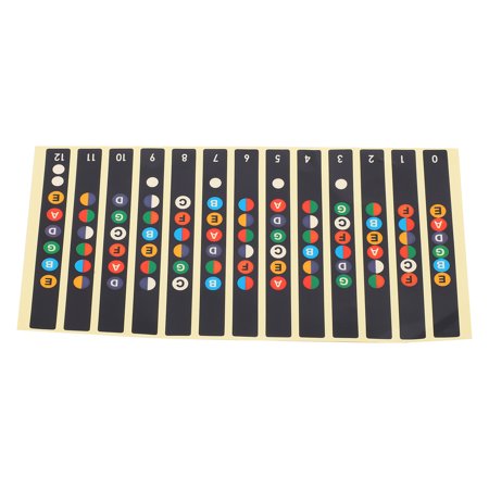 Fingerboard Decals Frets, Composite Film Simple And Generous 7 Color ...