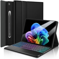 Touchpad Keyboard Case for Microsoft Surface Pro 12 Inch 2025, 3-Zone ...