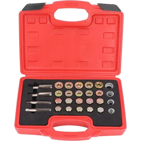 64Pcs/Set Thread Repair Kit Oil Pan Thread Repair Kit Gearbox Drain ...