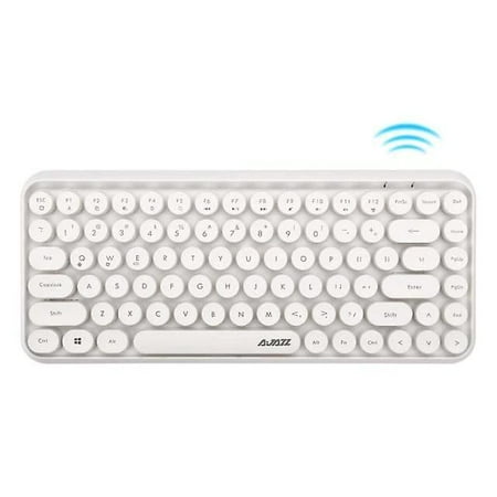 Qwert Wireless 84 Key Bluetooth Keyboard(white) | Walmart Canada