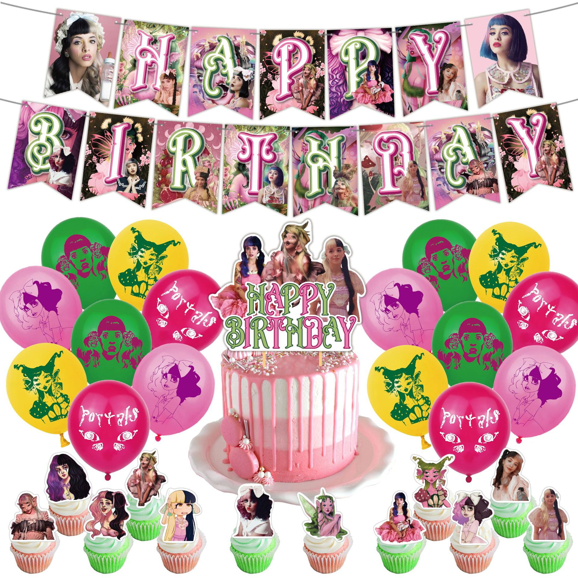 Melanie Themed Birthday Party Decorations Melanie Martinez Banner Pull ...