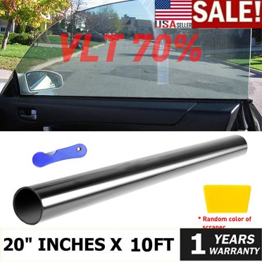 MotoShield Pro 25 Percent VLT Ceramic Window Tint, 36 Inch x 10 Foot ...