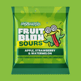 (3 pack) FruitBlox Unspeakable Sour Fruit Snacks, Apple Strawberry ...