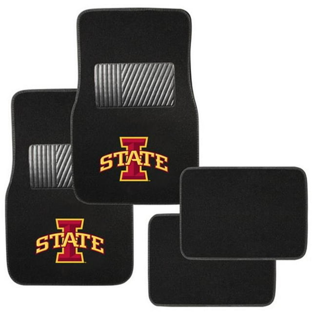 Pilot Automotive Collegiate Floor Mat Iowa State State 4 Pieces Set ...