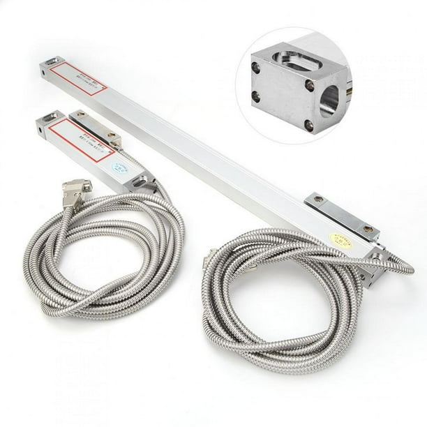 Escala Lineal Escala Lineal Del Codificador 2 Uds Escala Lineal Torno De Fresado Codificador De ...