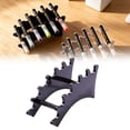CJWD 5.7x2.7 Inch Acrylic Pen Holder, Slanted Tiered Display Stand for ...