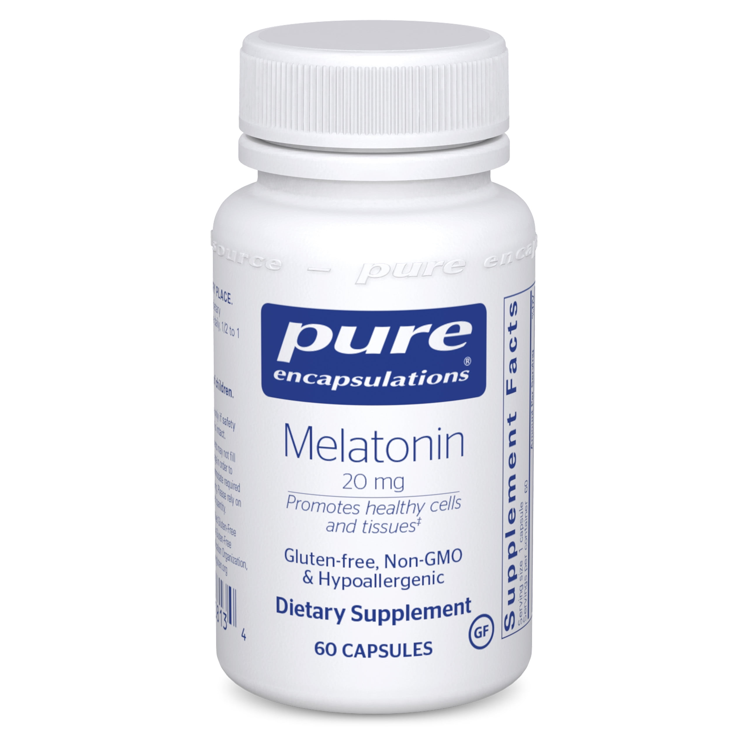 Pure Encapsulations Melatonin 20 mg | Supplement to Support Natural ...
