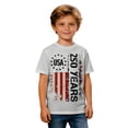 Boys 250Th Anniversary Graphic Tee Printed Casual Design Short Sleeve ...