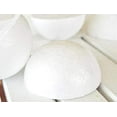 2 Piece Art Shape Half Round Styrofoam Polystyrene Ball (12 Inch) for ...