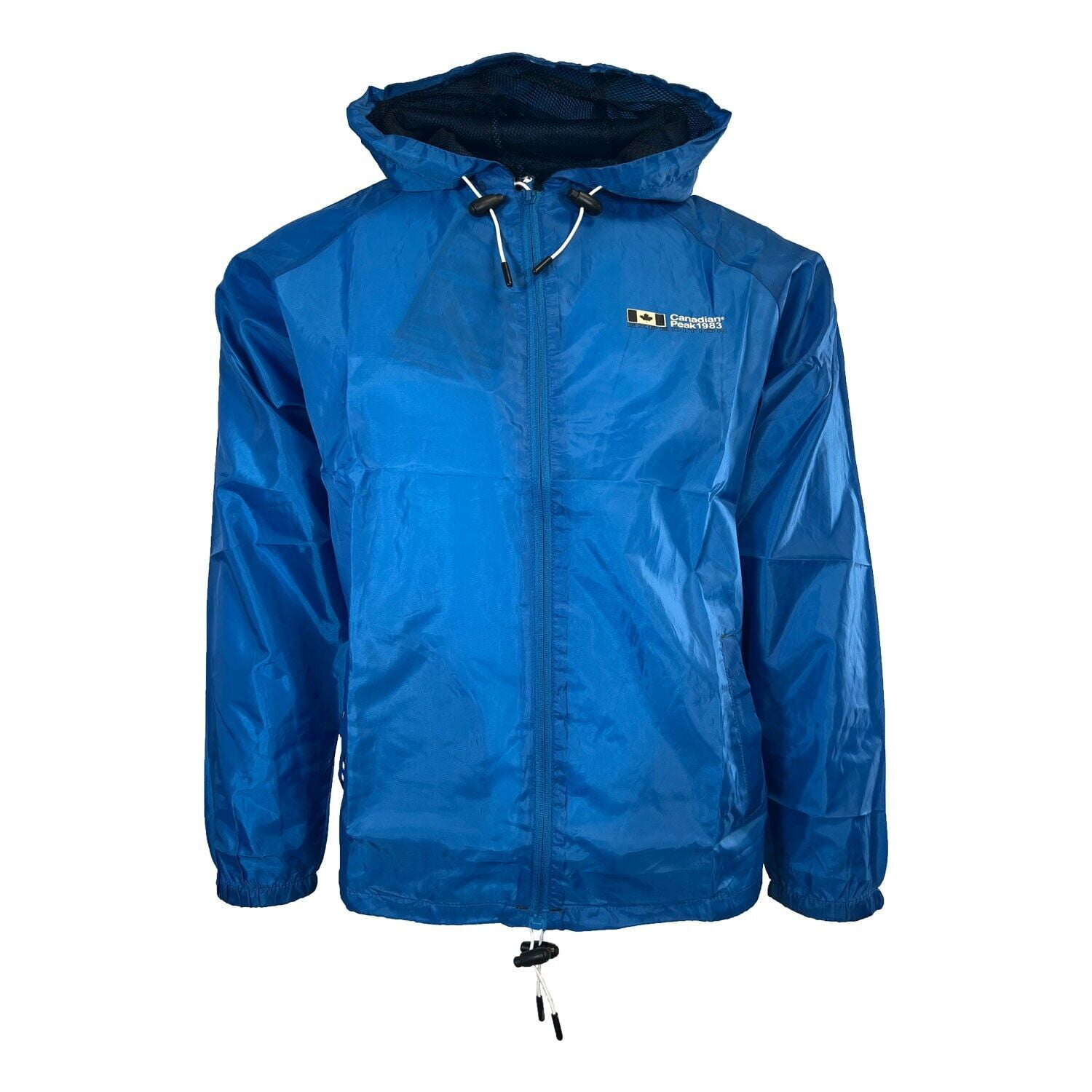 Canadian Peak Men's Royal Blue Jacket 1983 Butaneak Wind Rain Breaker ...