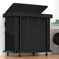 60 Gal(230L) High Grade Large Laundry Basket with Wheels, Rolling ...