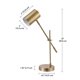 Globe Electric Pratt 20" Matte Brass Desk Lamp, 52098 - Walmart.com