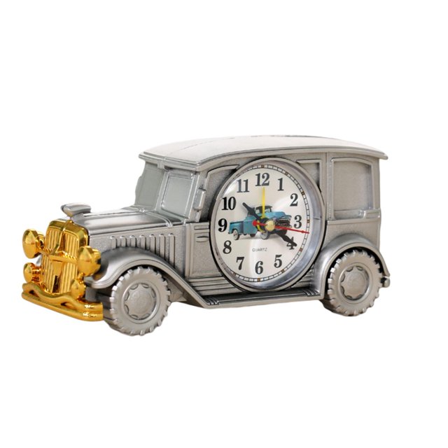 Retro Vintage Car Alarm Clock - Big Numbers Digital Pointer Time ...