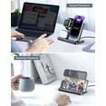 JARGOU 3-in-1 Pro Wireless Charger for iPhone 14/13/12/11/X/8, iWatch ...