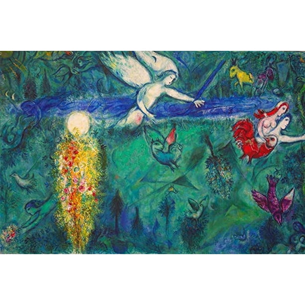 Iconic Arts Laminated 36x24 Poster: Muse National Marc Chagall Peters ...