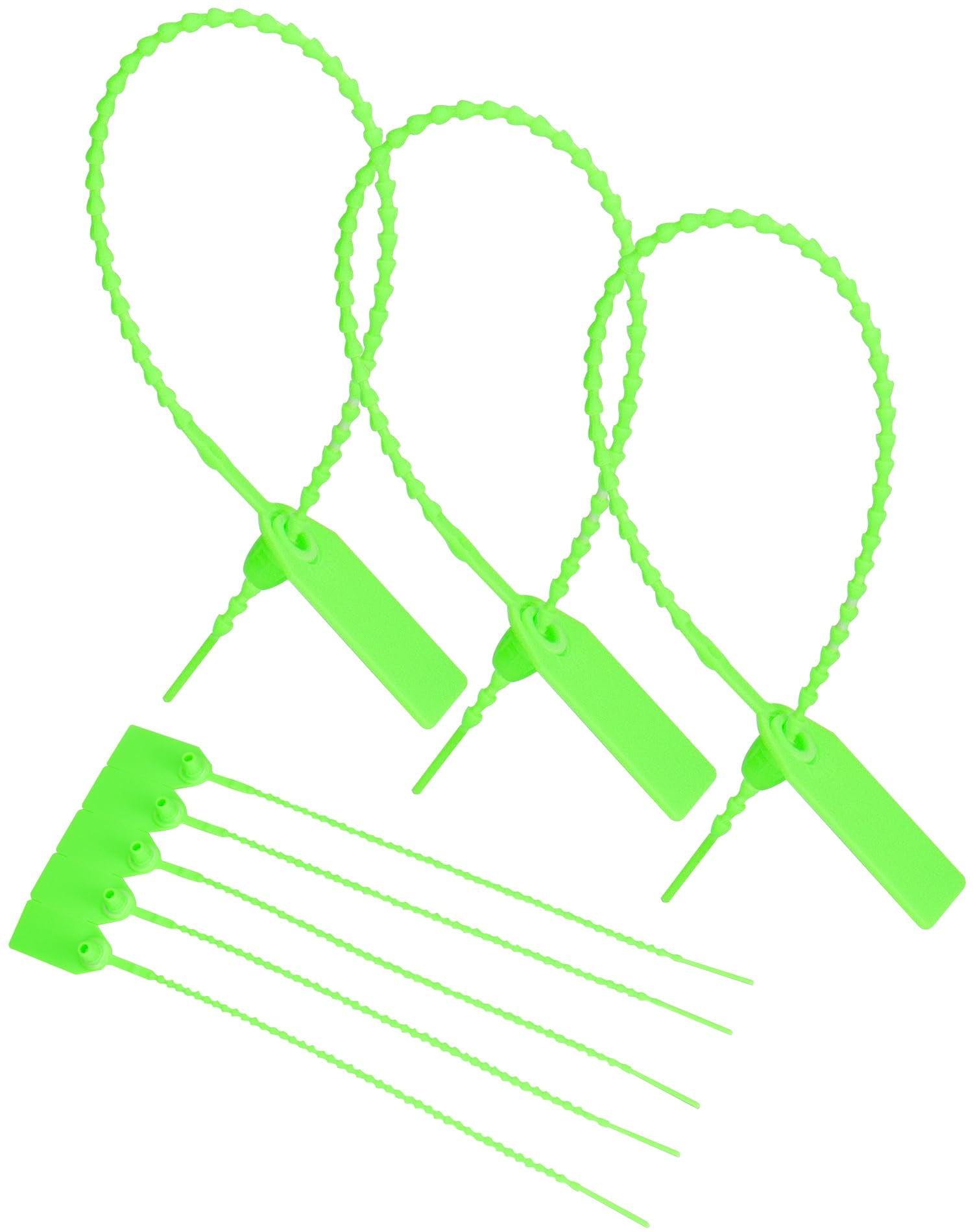 Tamper Seals QWORK Plastic, paquete de 200 bridas de seguridad, color ...