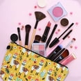 Bags for Women Small Lovely Llama and Cacti Makeup Bag for Purse Travel ...