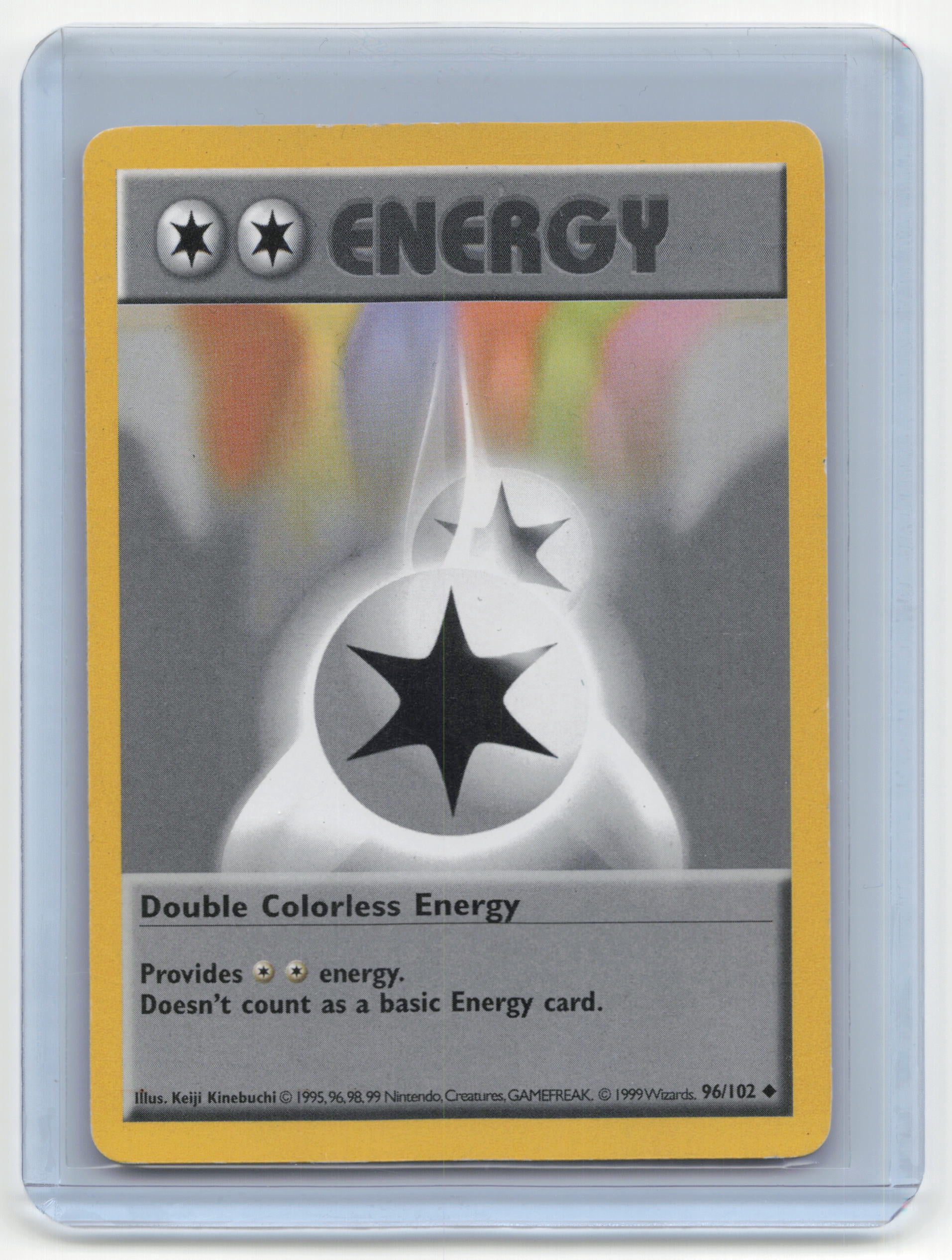 Base Set (Shadowless) Double Colorless Energy Non-Foil [Moderately ...