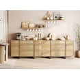 Modern Picture Frame Sideboard Buffet Cabinet with 18 Drawers and T ...