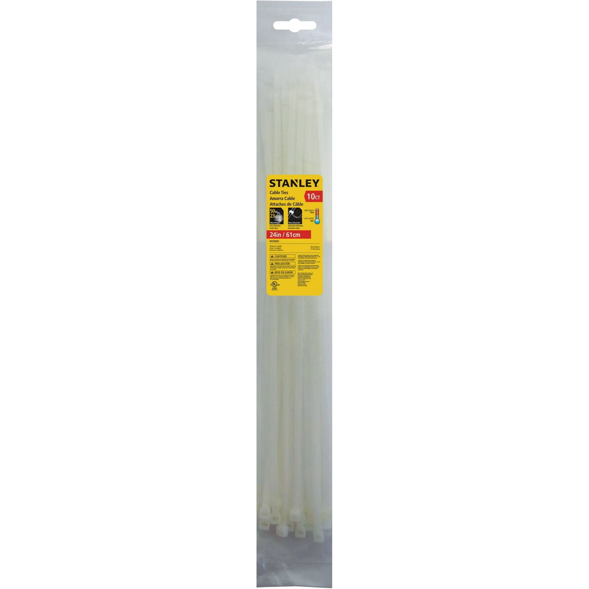 Click here for Stanley 10ct 24 In. White Cable Ties 1 prices