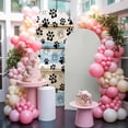6FT Arch Backdrop Covers, Blue Dog Paw Print Wedding Arch Cover ...