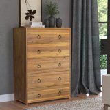 Butler Specialty Company Lark 5-Drawer Wood Vertical Dresser - Natural ...