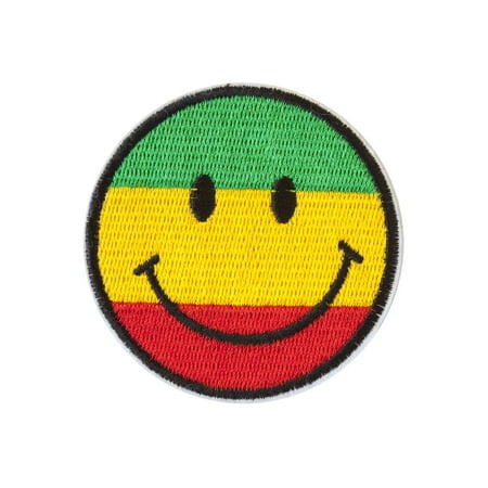 Rasta Felt Smiley Face Patch | Walmart Canada