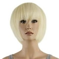 Dhall Wigs Human Hairwigssynthetic Wigshort Women Realistic Short Cool Handsome Wig Wig