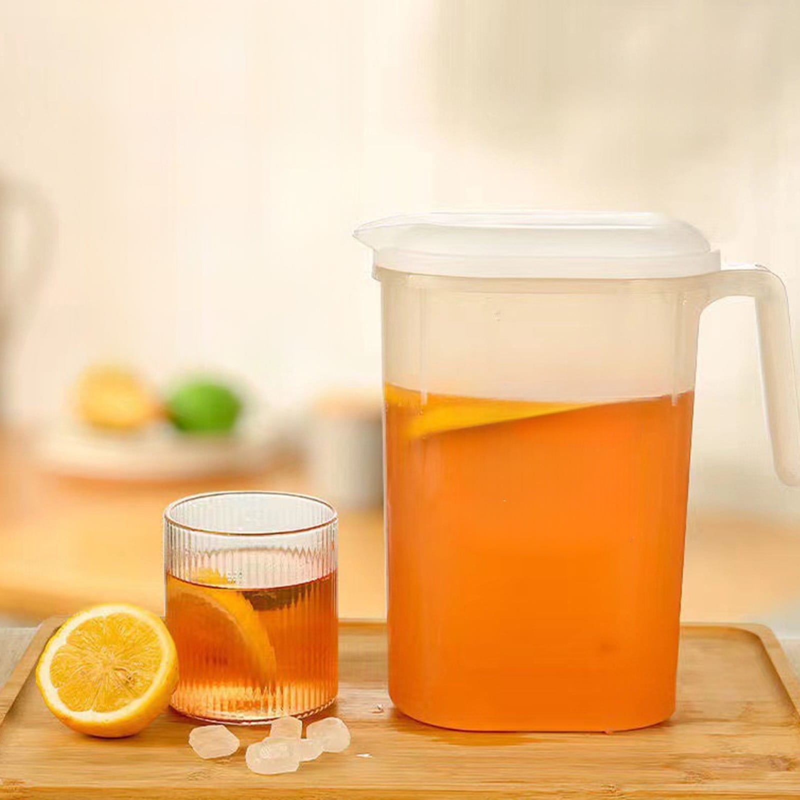 Click here for Leodye Glass Pitcher With Lid Glass Water Pitchers... prices