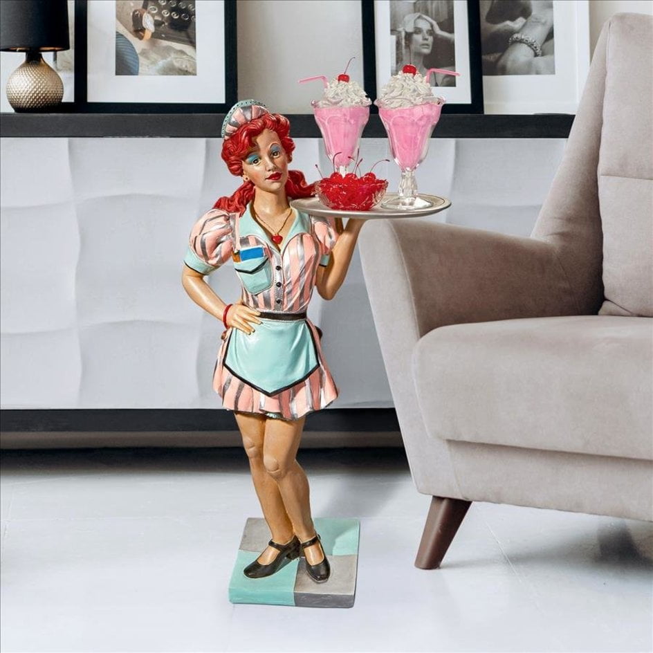 Design Toscano Retro Rosie Diner Dame Serving Table Statue - Walmart.com