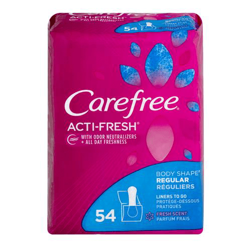 Care Free Acti-Fresh Ultra-Thin Pantiliners, Regular/Scented - Walmart.com
