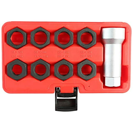 OEMTOOLS 27233 Axle Spindle Threading Set, Cleans and Repairs Axle ...