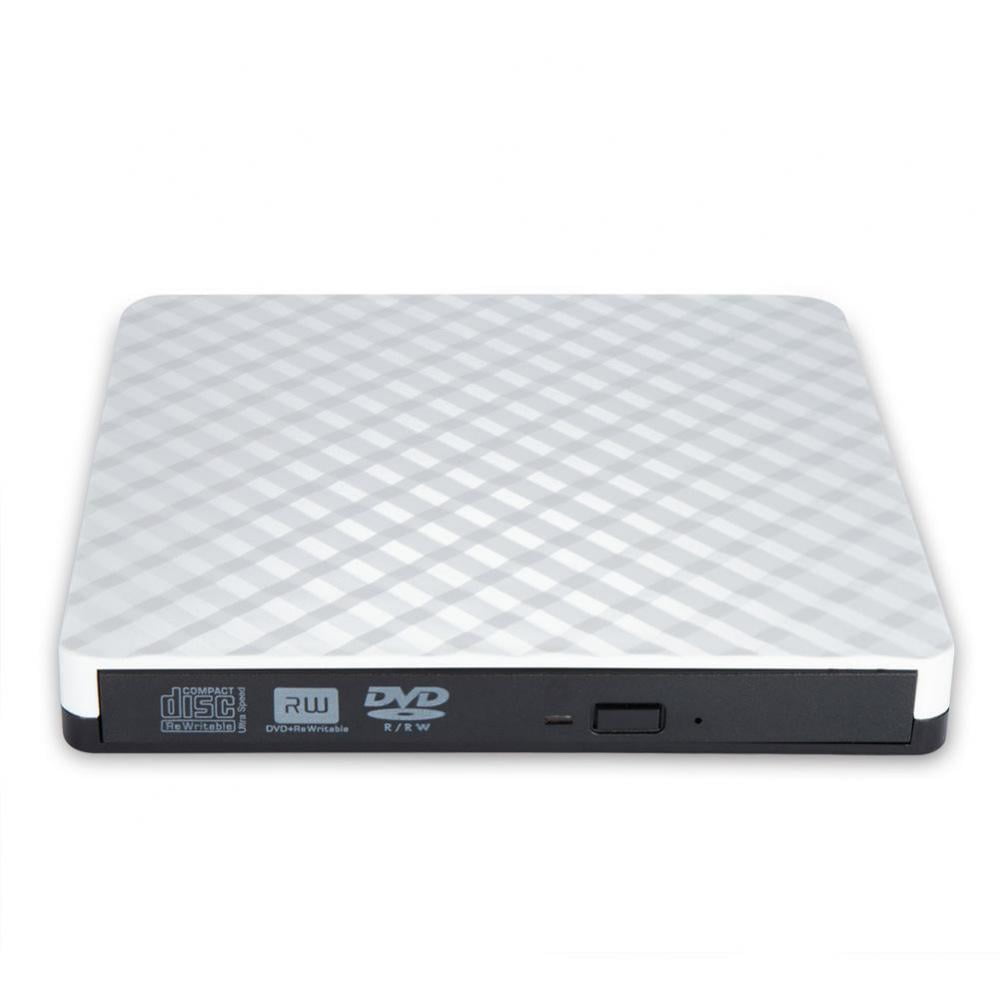Reproductor de Grabadora de CD Externo USB 3.0 DVD-RW Sunnimix Blanco ...