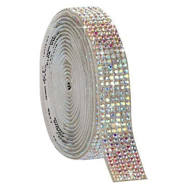 Rhinestone Ribbon Bedazzling Strips Self Adhesive Abcolor Rhinestone ...