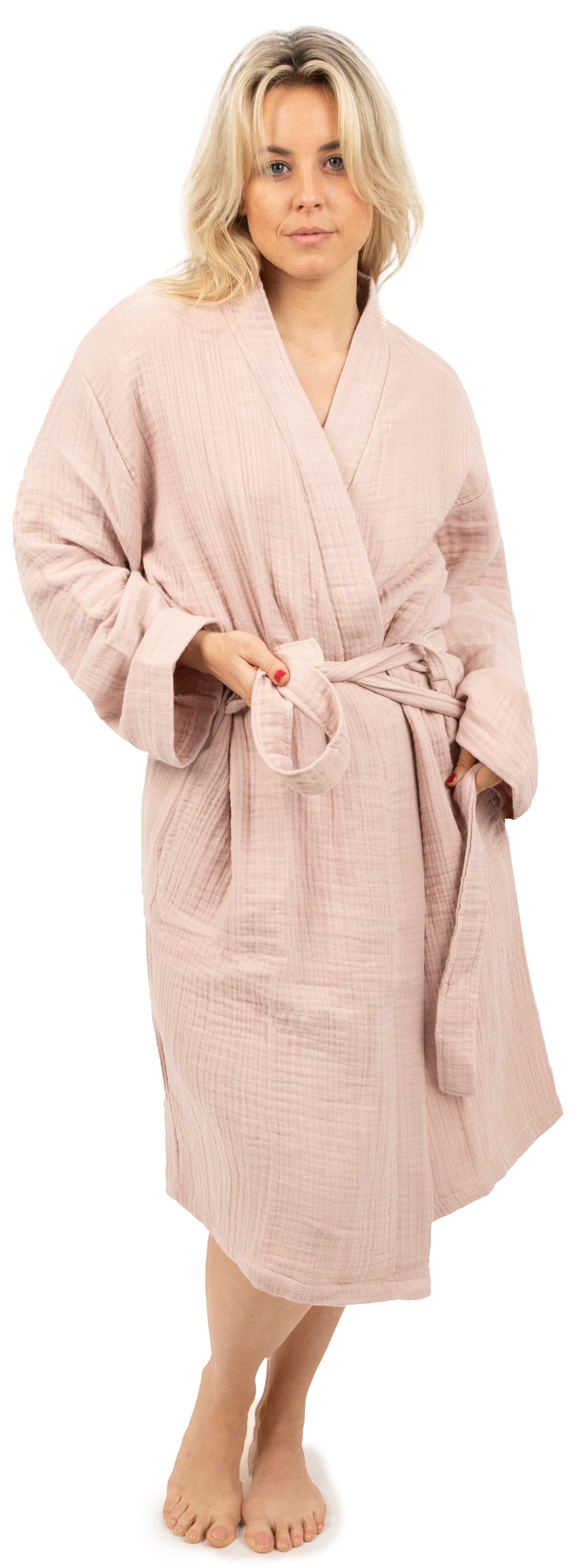 Maura Bathrobe Women's and Men's Unisex Cloudy Cotton, Lightweight ...