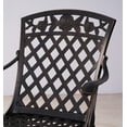 Withniture Heavy-Duty Outdoor Dining Chairs Set of 2, Metal Patio ...