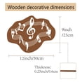 1Set Creative Natural Wooden Wall Hanging Decoration Wall Art Ornament ...