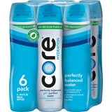 Core Hydration Perfectly Balanced Water 30.4 fl oz, 6 pack Electrolyte ...