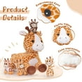 Muiteiur 5 Pieces 21.6" Giraffe Stuffed Animals Set Mommy Giraffe Plush ...