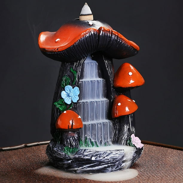 Backflow Burner Resin Statue Waterfall Cones Holder for Desktop ...