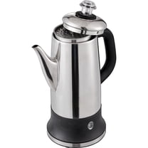 BENTISM, Coffee Percolator, 12-Cup, Stainless Steel 304 Electric ...