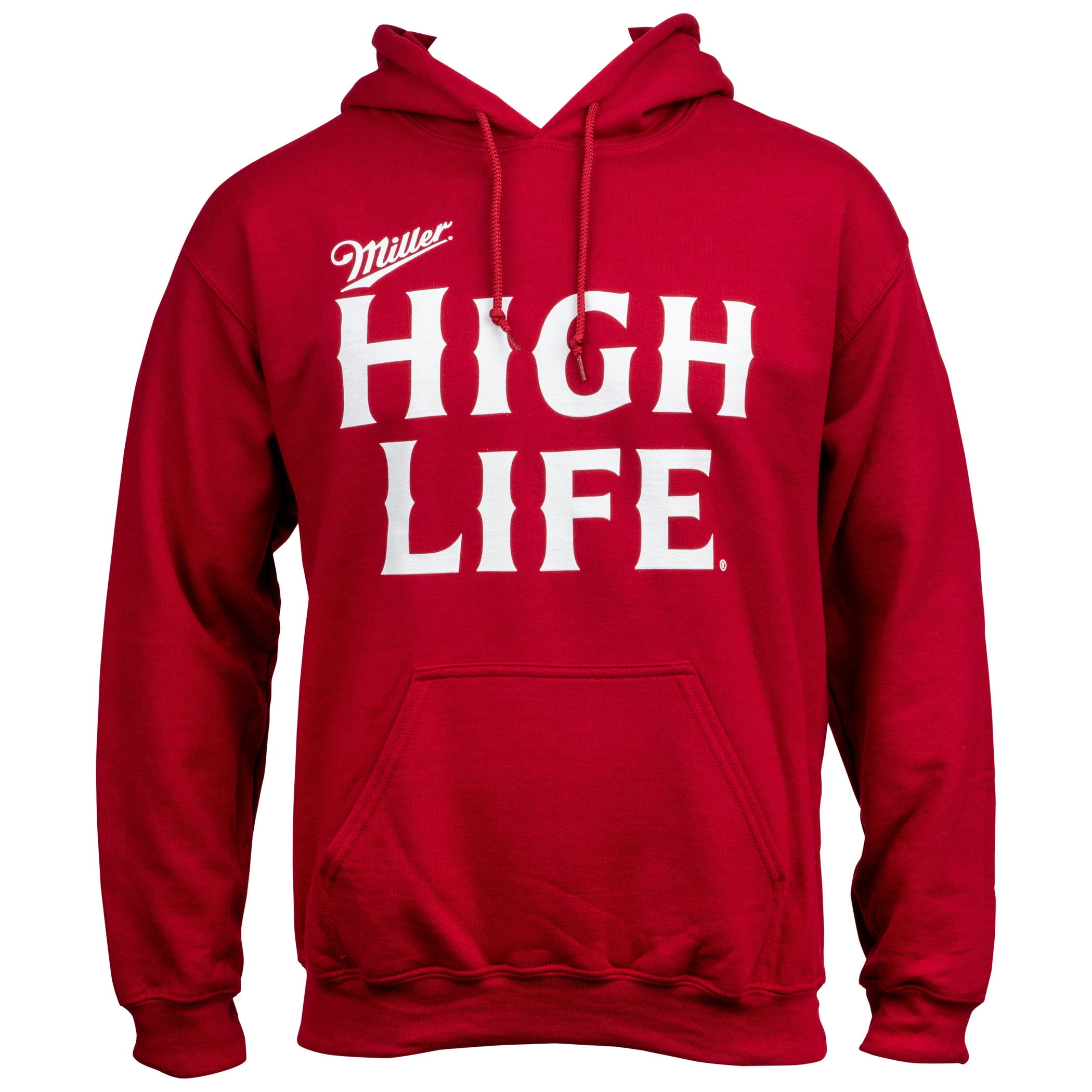 Miller High Life Text Logo Red Hoodie-2XLarge - Walmart.com