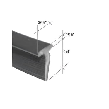 Roll-in Universal Replacement Glazing Vinyl Spline for Framed Shower ...